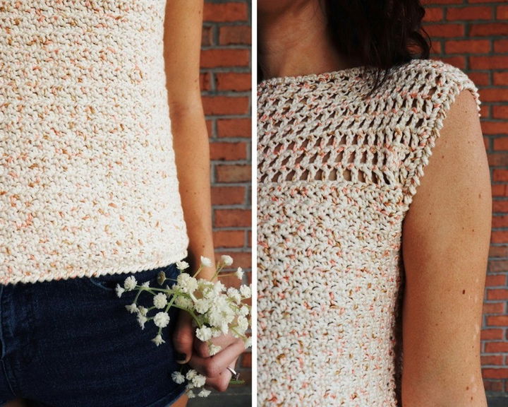 25 Easy Crochet Summer Tops Patterns For Free - Susie Harris