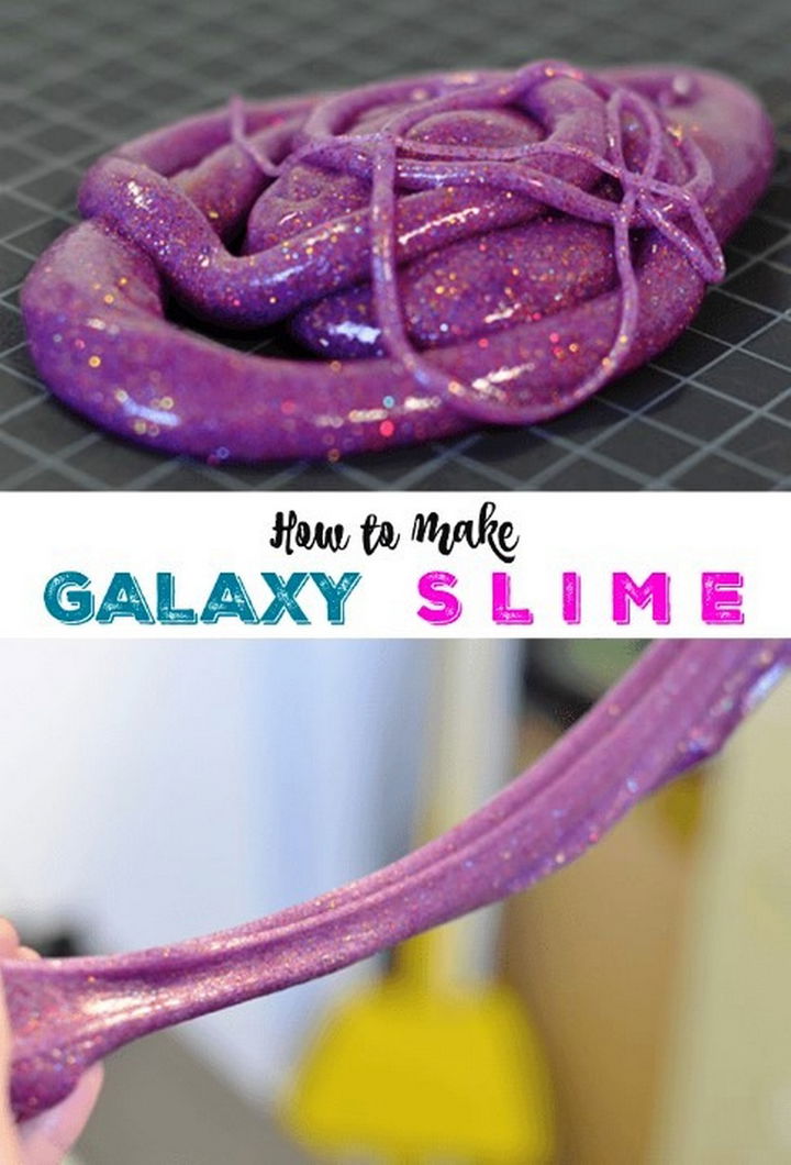 25 DIY Glitter Galaxy Slime Ideas That Are Useful - Susie Harris