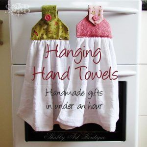 20 Easy Hanging Tea Towels Easier Designs - Susie Harris