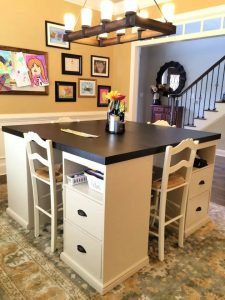 20 DIY Craft Table Ideas You Haven't Did Before - Susie Harris