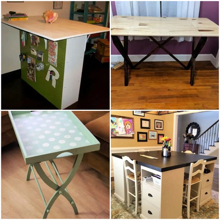 20 DIY Craft Table Ideas You Haven't Did Before - Susie Harris
