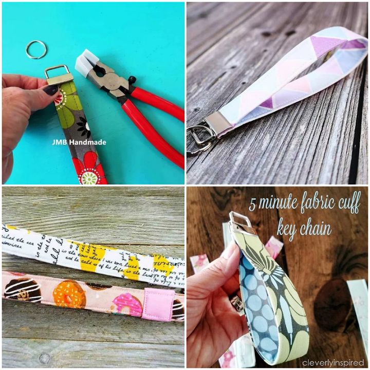 20 DIY Fabric Key Fob Fastest Gift Ideas - Susie Harris