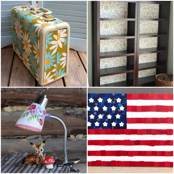 20 DIY No Sew Fabric Craft Project Ideas - Susie Harris