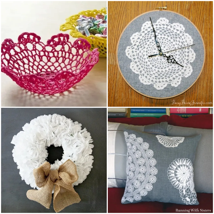20 DIY Doily Crafts For Beginners - Susie Harris
