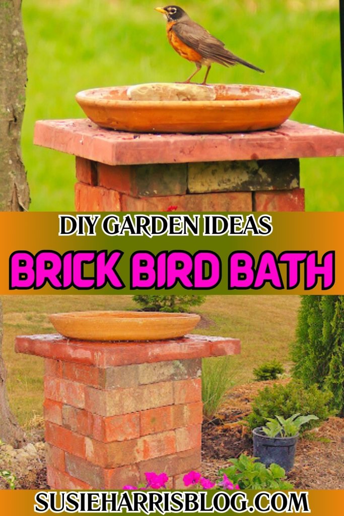 16 DIY Bird Bath For Your Garden - Susie Harris