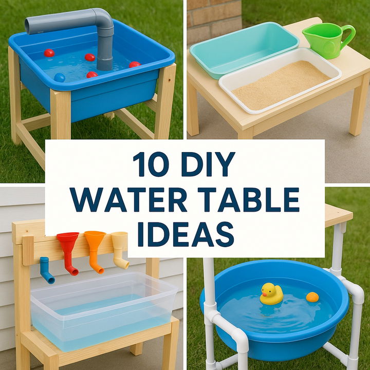 25 Simple to Make DIY Water Table Ideas For Kids - Susie Harris